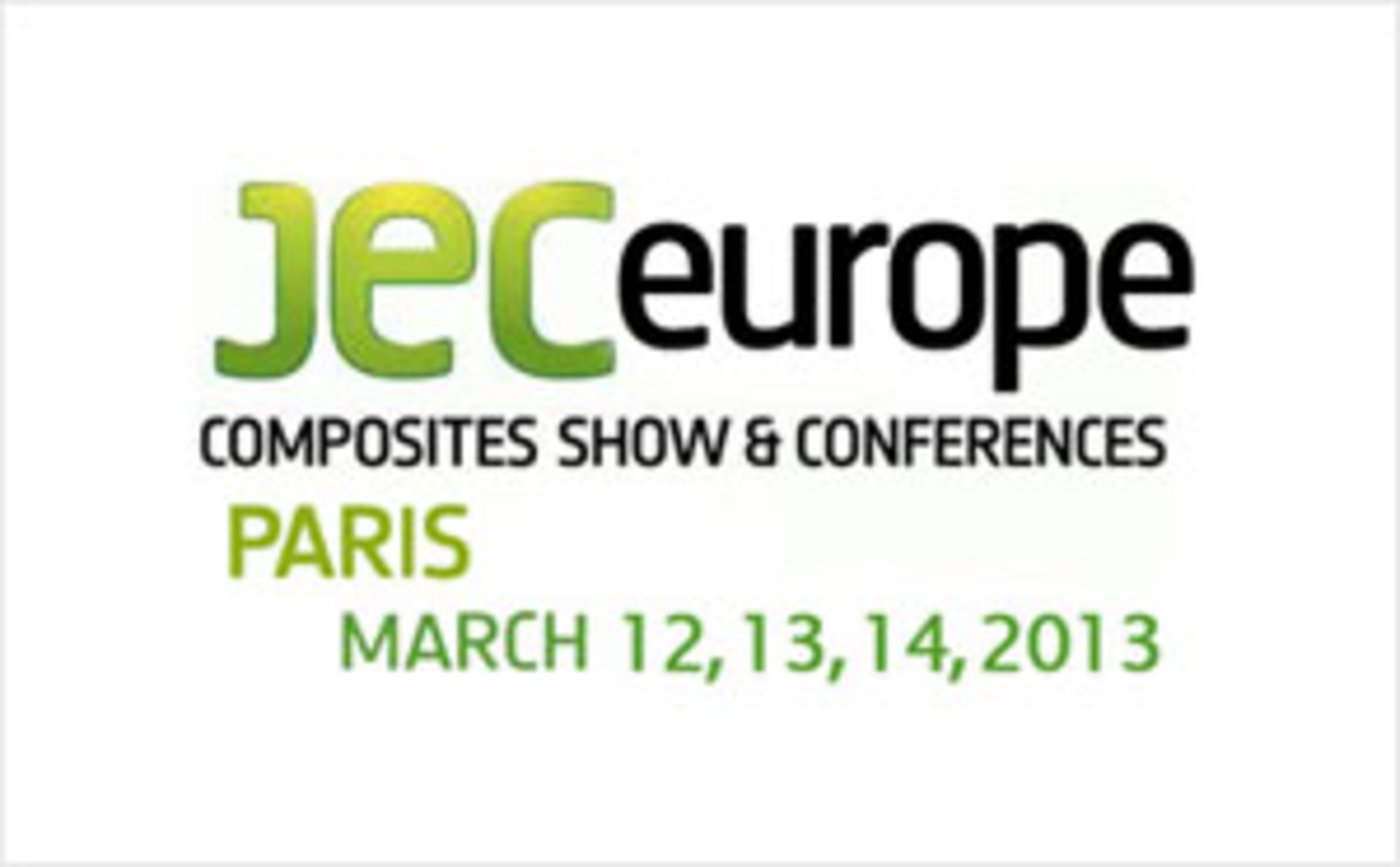 EMS-GRILTECH at the JEC Europe in Paris March 12- 14, 2013 - booth B59